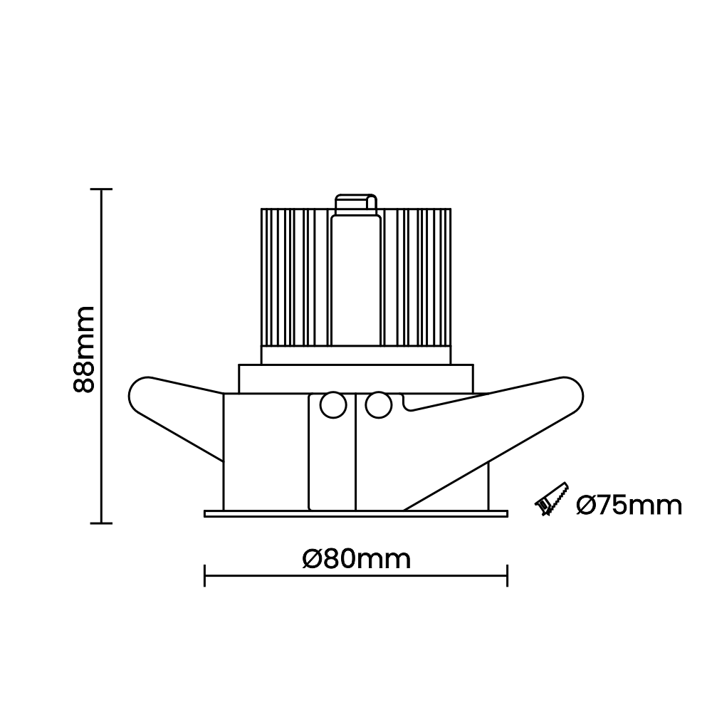 Sigma 80 - 18W | Abby Lighting